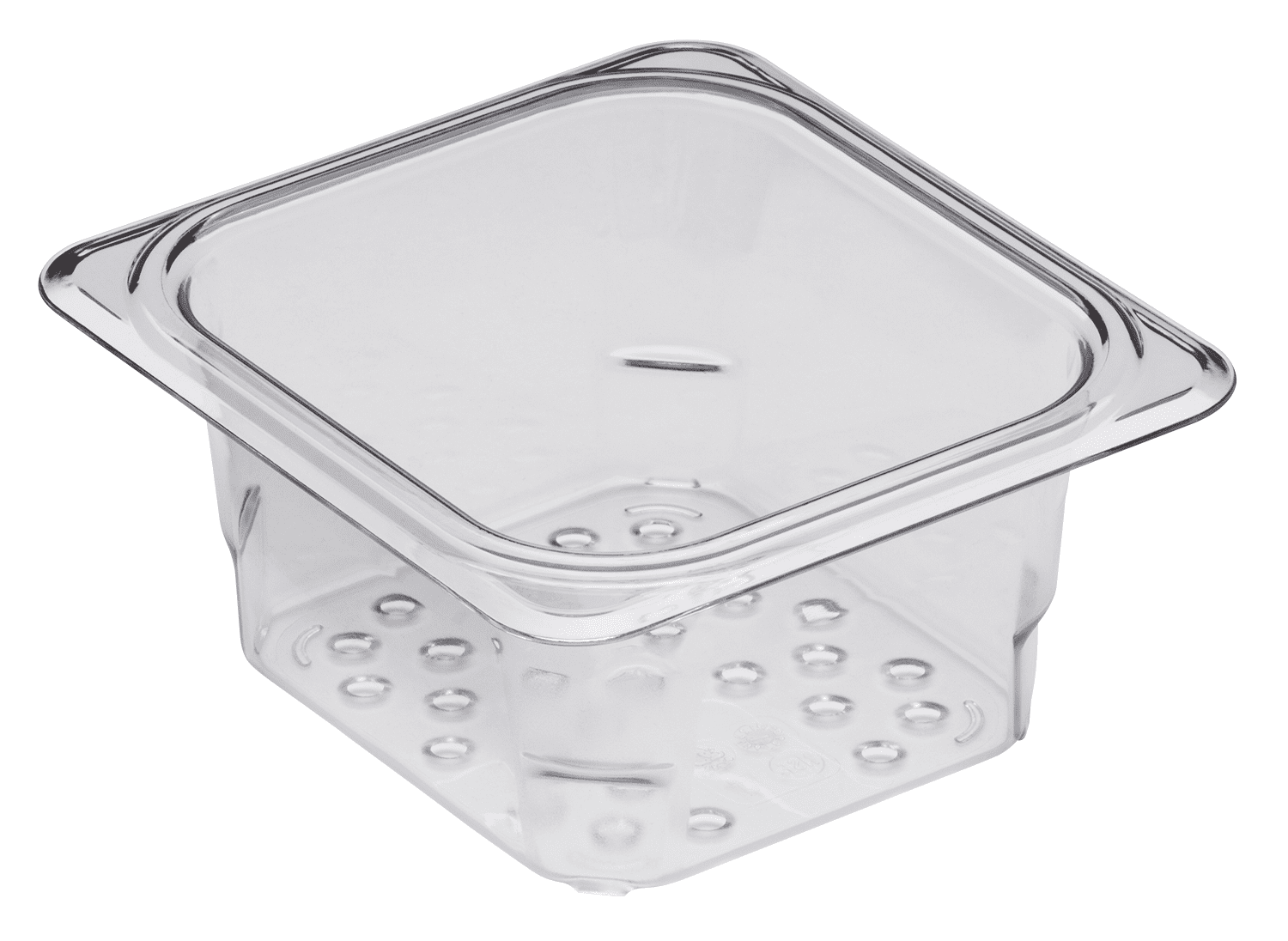 Food Pan Colander 1/6 X 3" CamwearÂ® Clear - Walmart.com