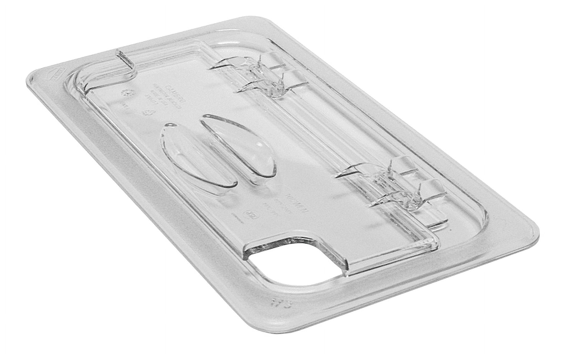 Food Pan Fliplid Notched 1/3 CamwearÂ® Clear - Walmart.com