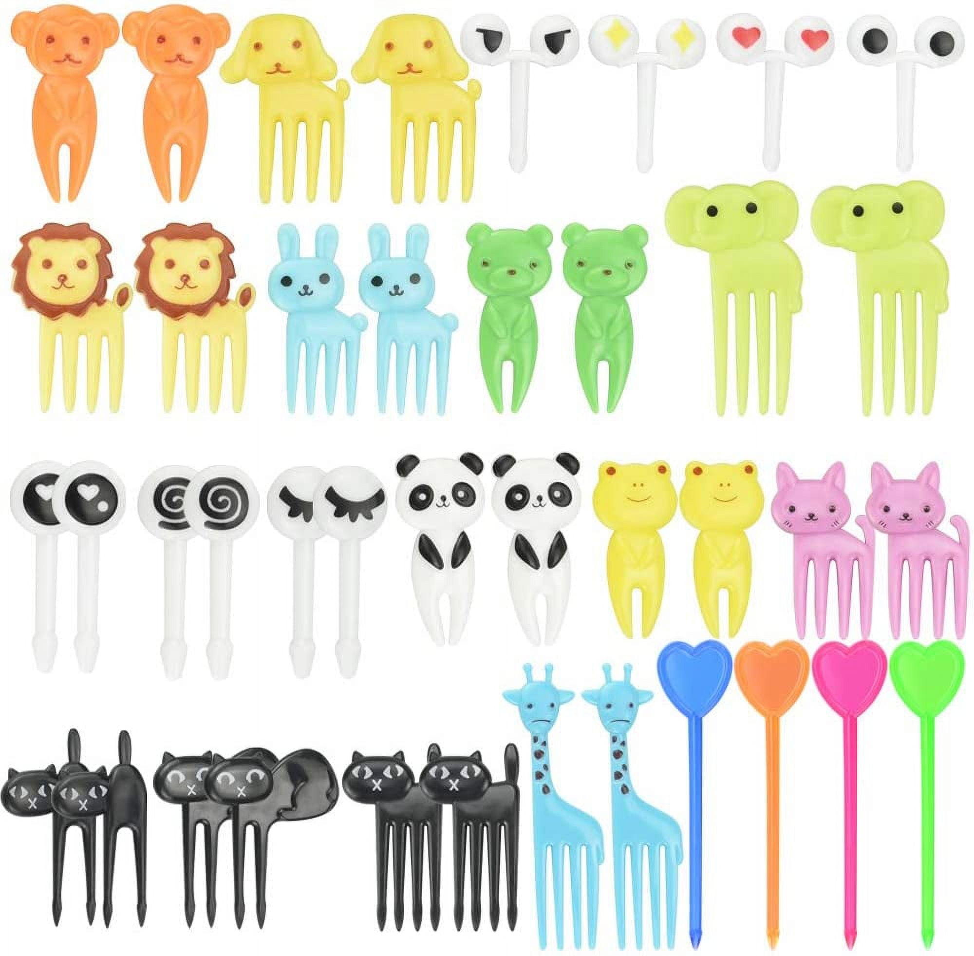 Food Picks for Kids, 50PCS Kids Food Picks, Animal Toddler Food Picks ...