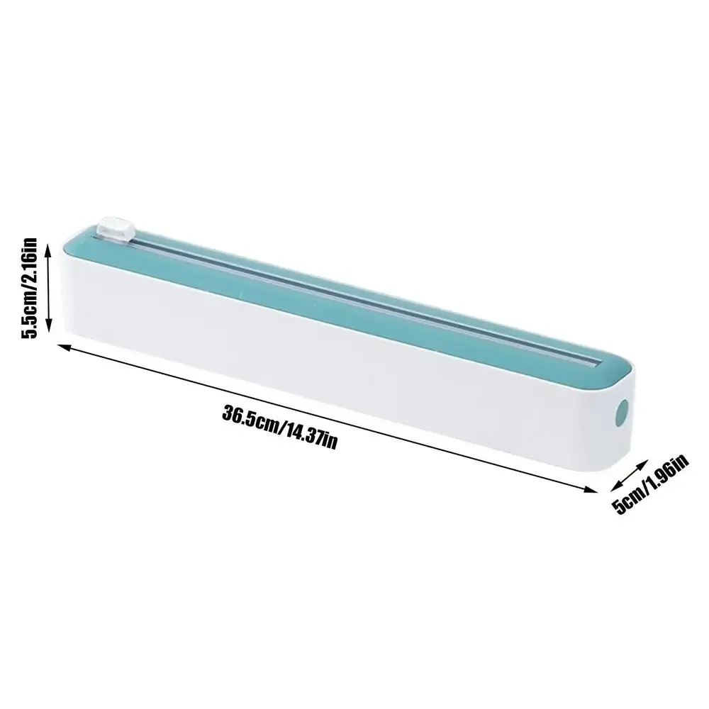 Food Plastic Cling Wrap Dispensers Foil Holder with Cutter Kitchen ...