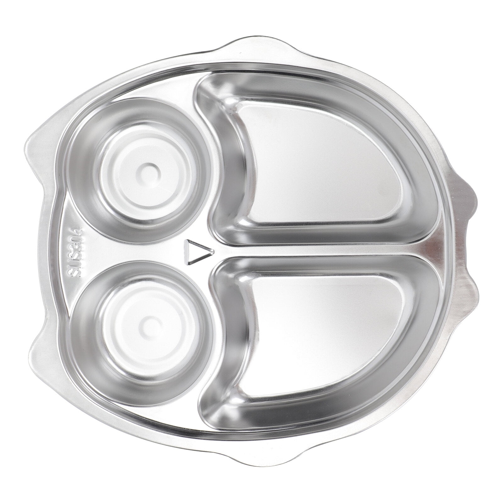 Food Plate Divided Plates Tray Steel Stainless Serving Trays ...