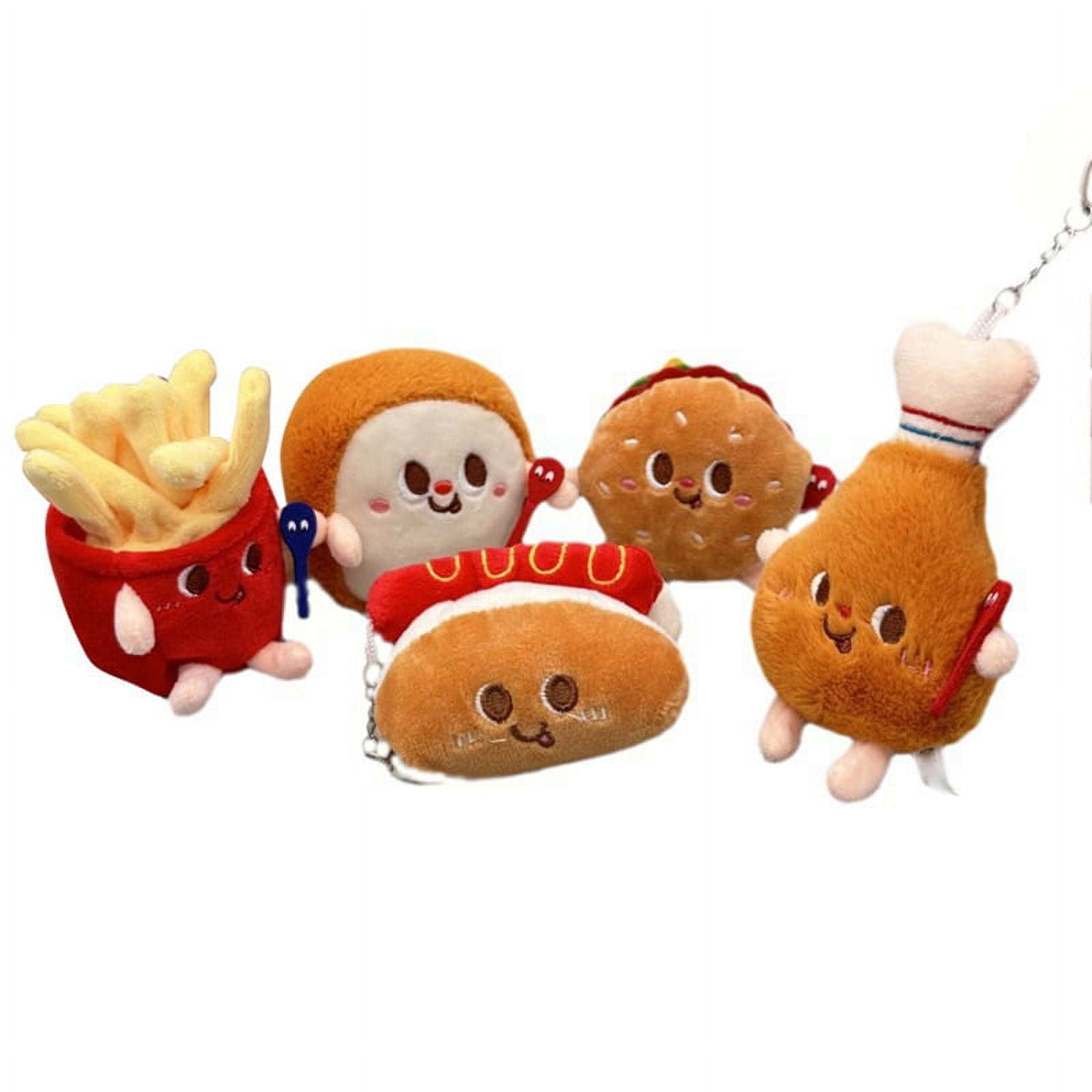 Food Plush Toy Simulation Hamburger Food Plushies Cute Food Plush ...