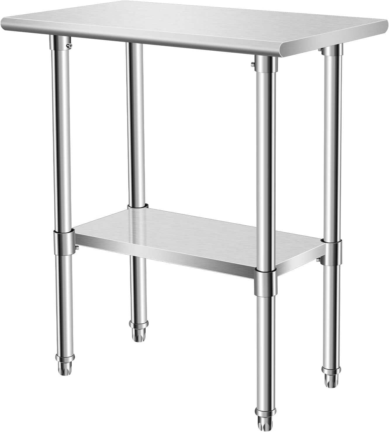 Food Prep Stainless Steel Table, Heavy Duty Workbench with Adjustable ...