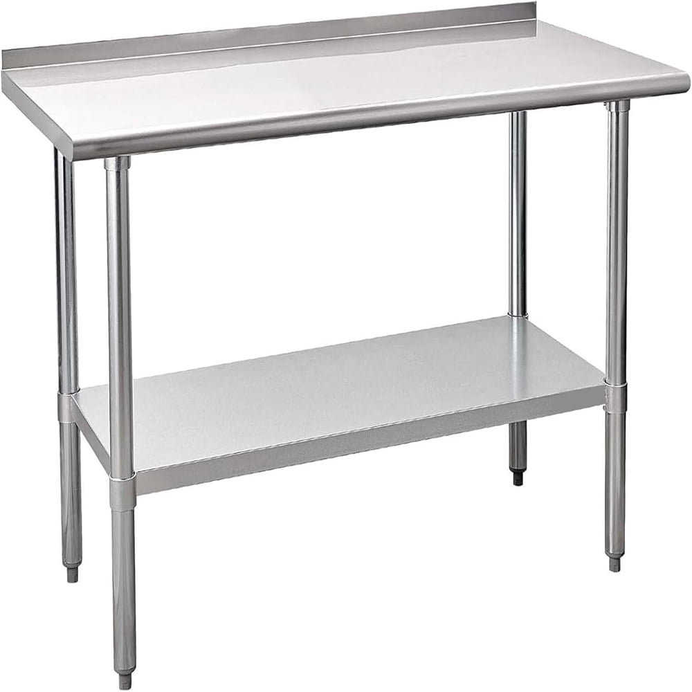 Food Prep Stainless Steel Table, Stainless Steel Worktable with ...