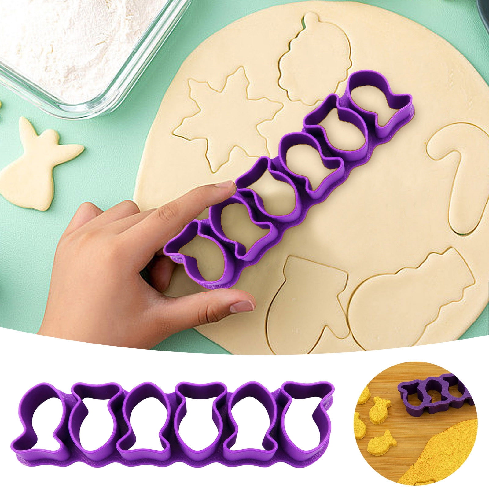 Food Preservation Star Cookies Cookie for Baking Sandwich Shapes Small ...