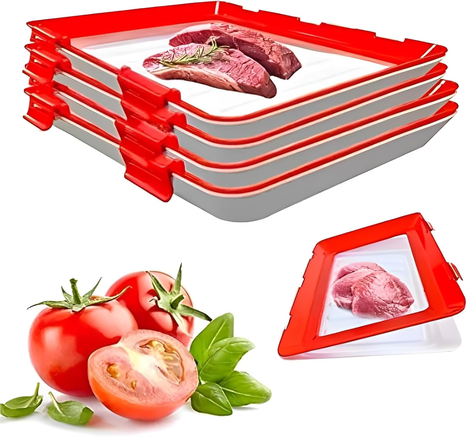 Food Preservation Trays,Reusable Food Storage Tray,2025 Latest ...