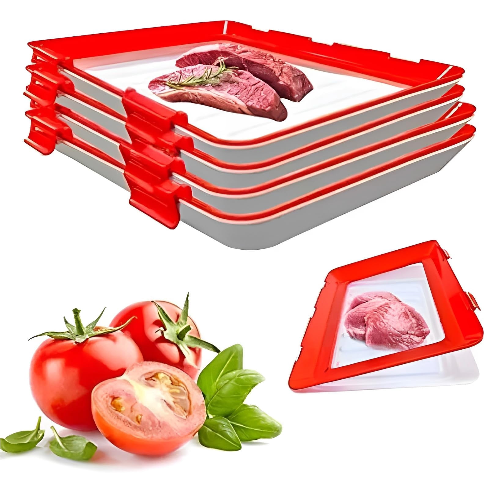 Food Preservation Trays,Reusable Food Storage Tray,2025 Latest ...