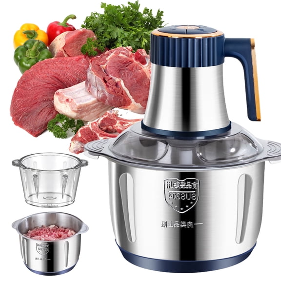 Food Processor Stainless Steel Bowl