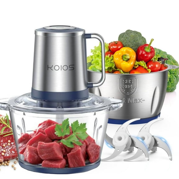 General Food Processor With Meat Grinder Vegetable Cutter Double Layer ...