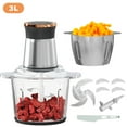 Food Processor, Electric Meat Grinder Food Chopper for Meats Veggie, 2 ...