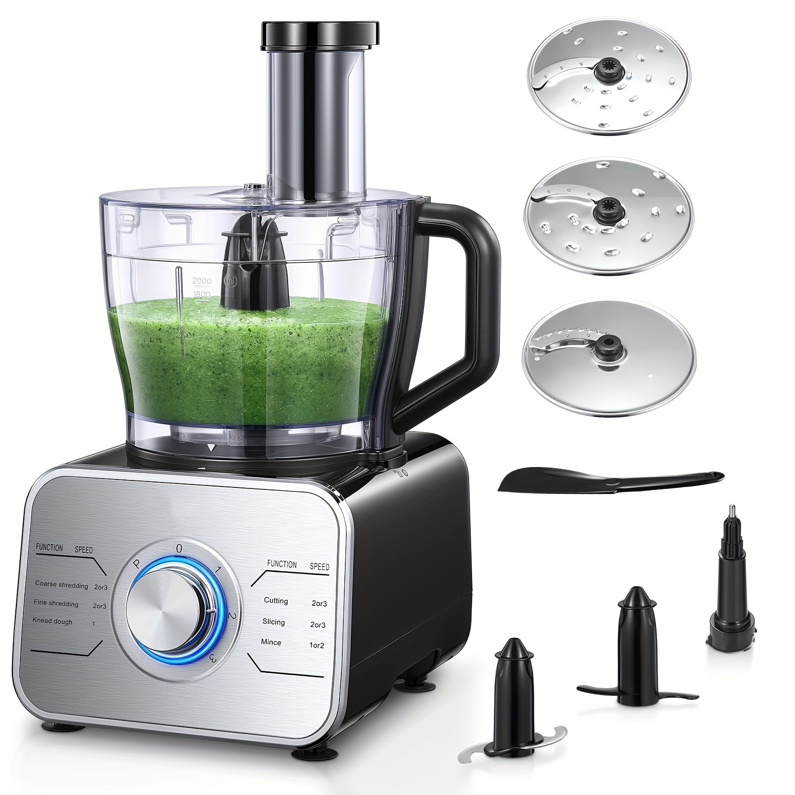 Food Processor Multifunctional Food Processor - Chopper, Mixer, Grinder ...
