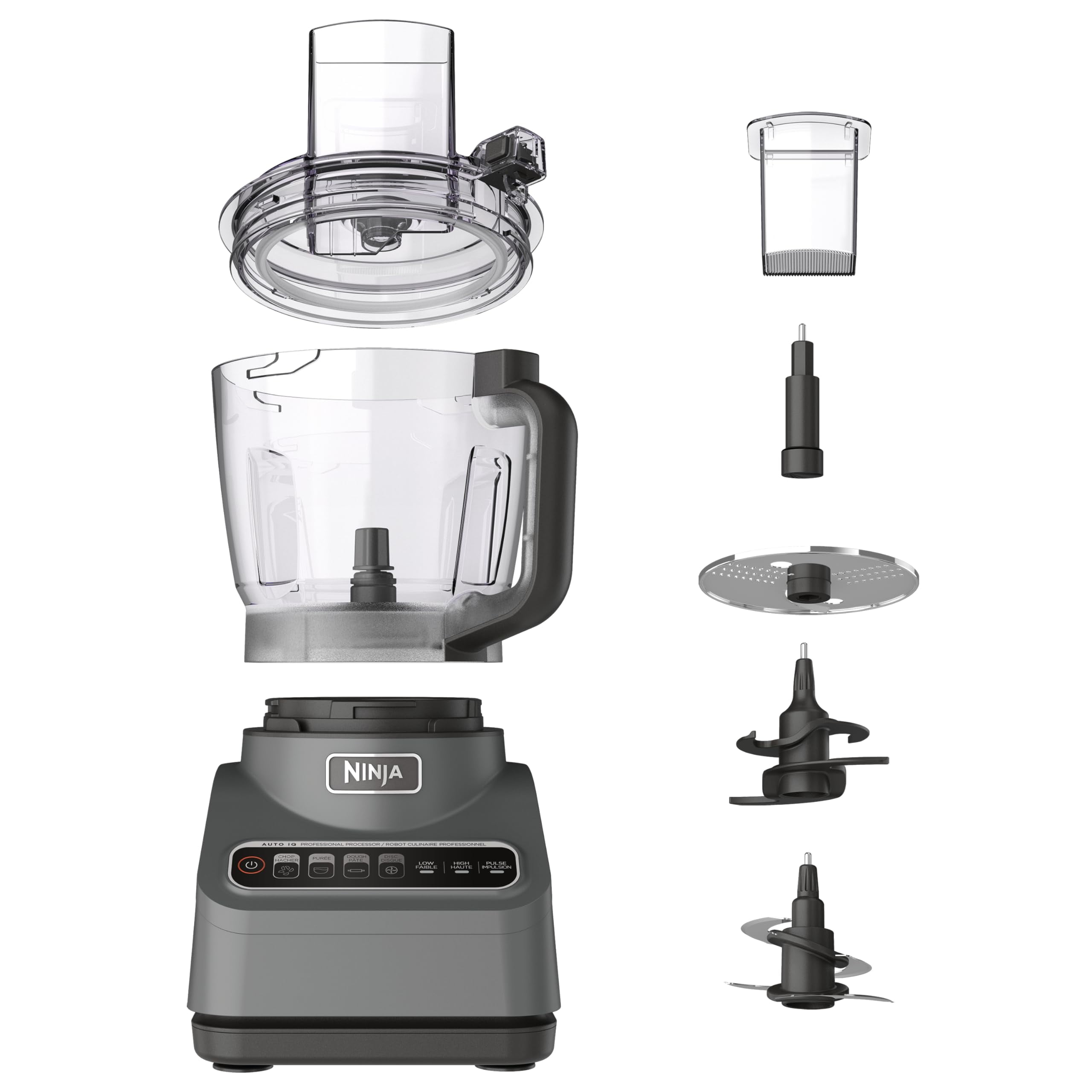 Food Processor, Professional Plus, 1000 Peak Watts, 4 Functions for ...