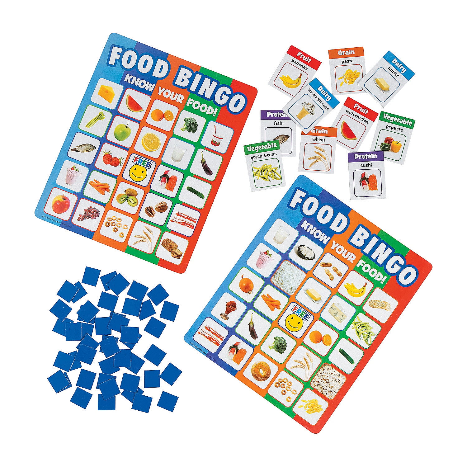 Food Recognition Bingo - Educational - 25 Pieces - Walmart.com
