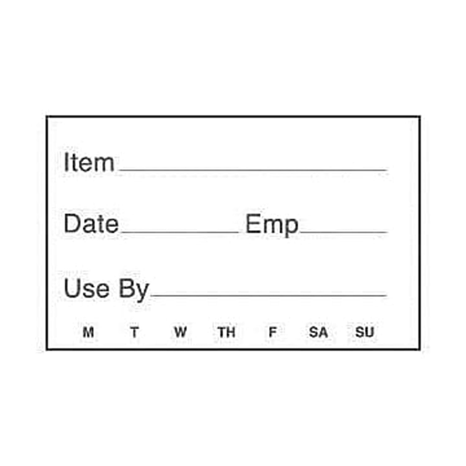 Food Rotation Labels Bulk 250 Sheets 24 Rolls White - Walmart.com