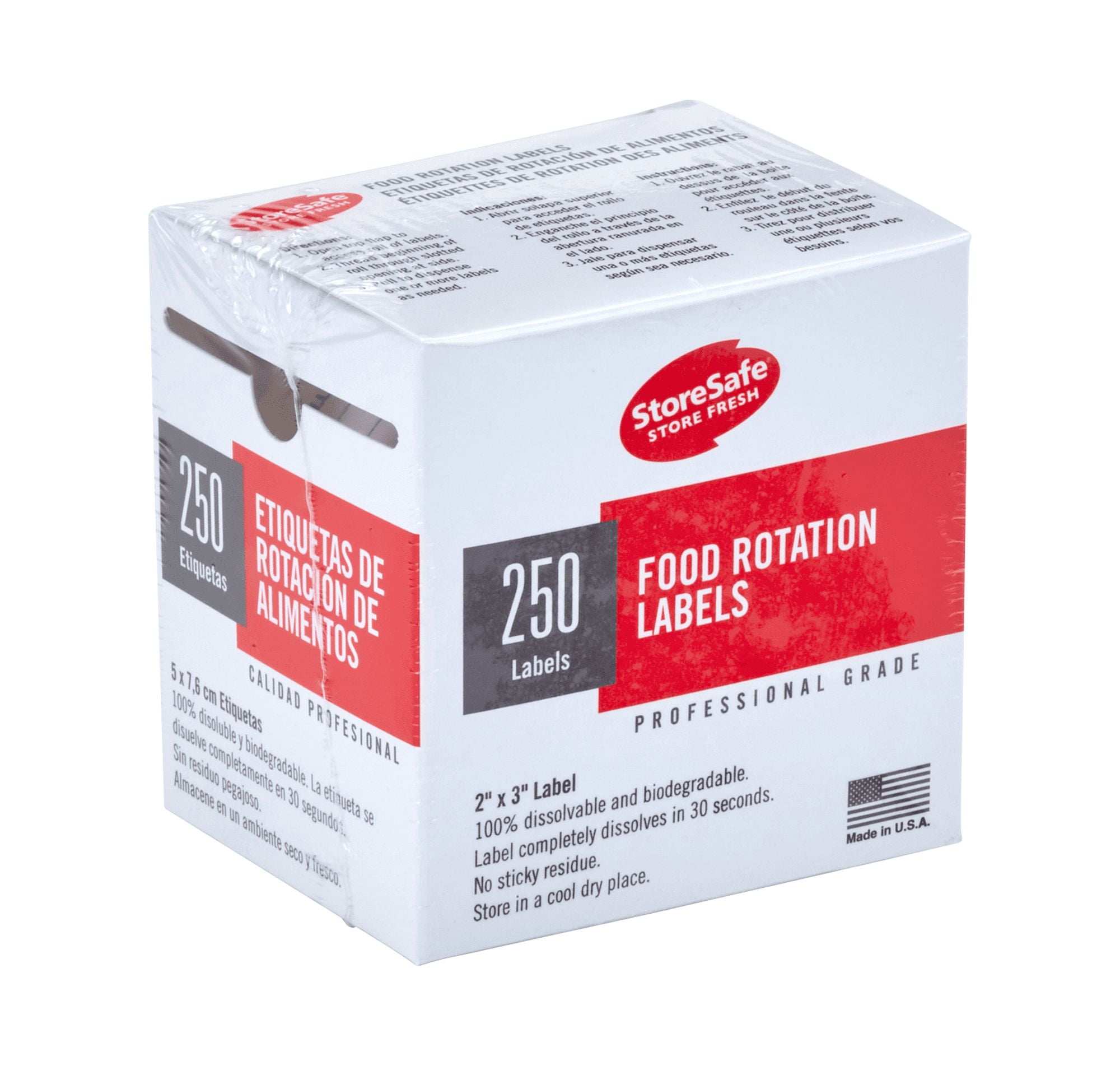 Food Rotation Labels Bulk 250 Sheets 6 Rolls White - Walmart.com