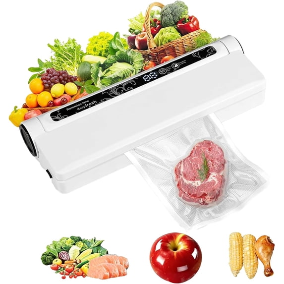 Food Saver Vacuum Sealer Machine, 75KPA Strong Suction for Dry/Wet ...