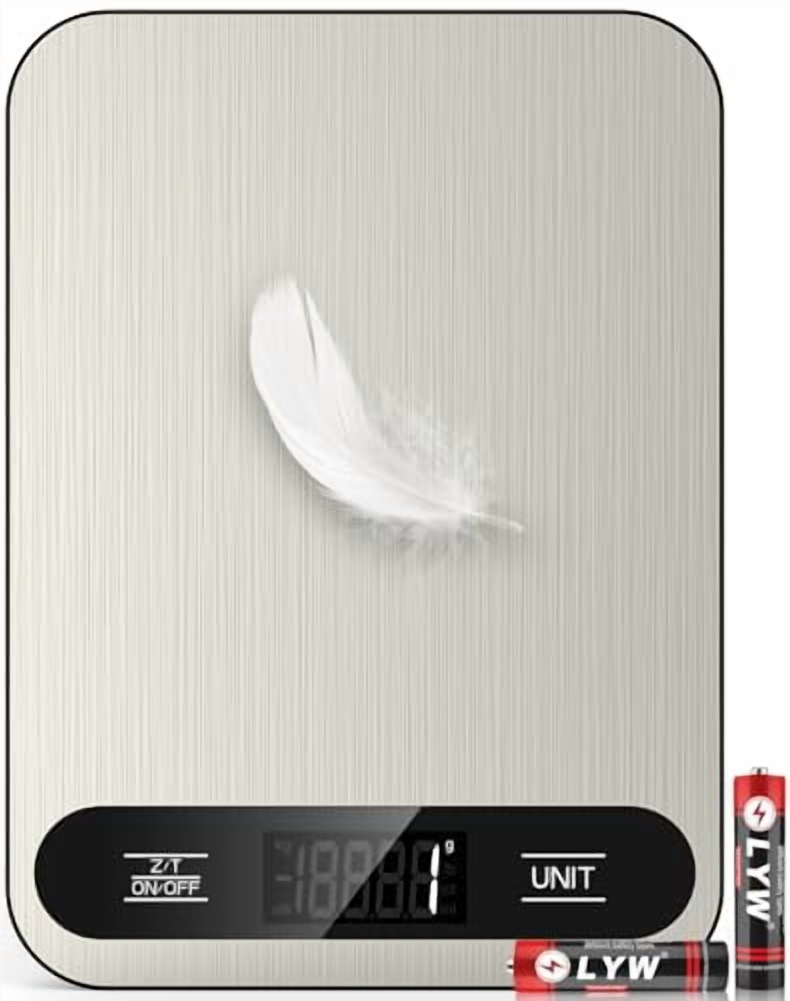 Food Scale, 22lb Digital Kitchen Scale with 6 Units Tare Function & LCD ...