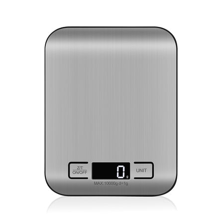 Mainstays Digital Kitchen Scale Black, High Precision Food and ...