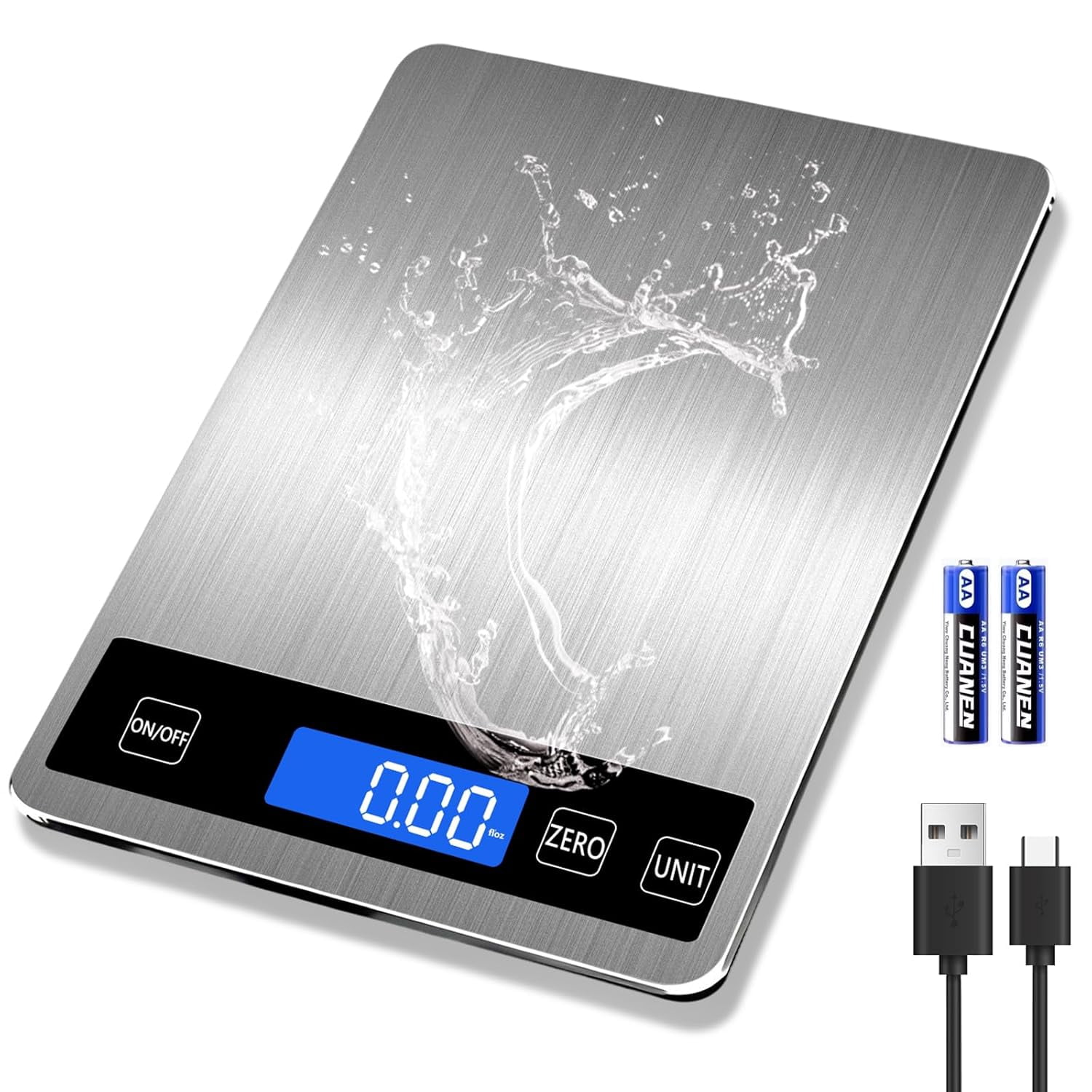 Food Scale, 33lb Digital Kitchen 1g/0.1oz Precision for Baking, Cooking ...