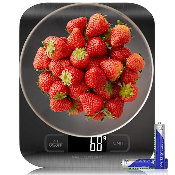 Food Scale, Digital Kitchen Scale 22lb/10kg Capacity, 6 Units with Tare ...