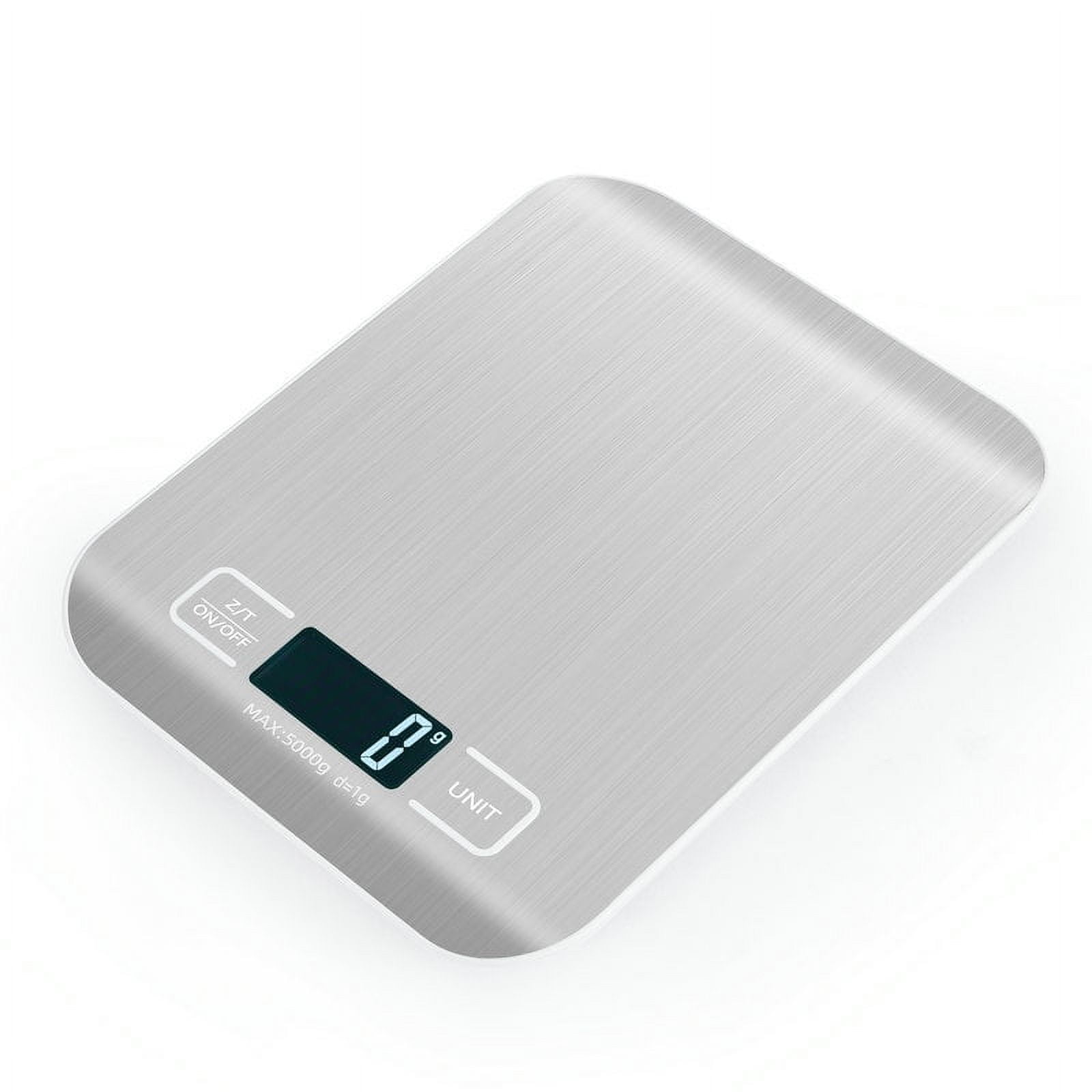 Food Scale,Digital Kitchen Scale,Stainless Steel,Weight In Grams And ...