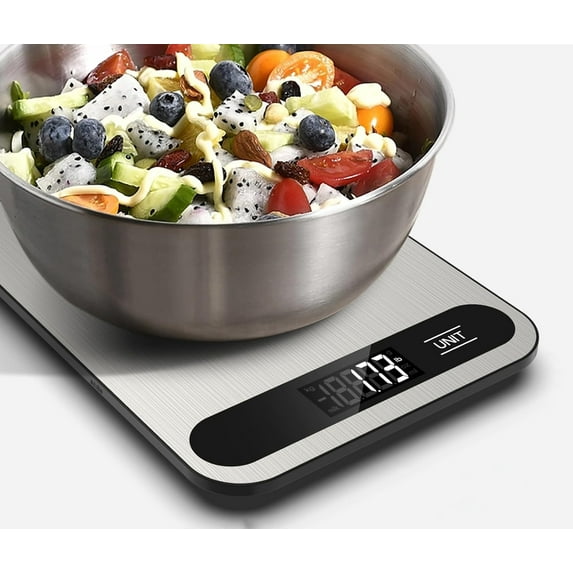 Food Scale, Digital Kitchen Scale with Tare Function & LCD Display ...