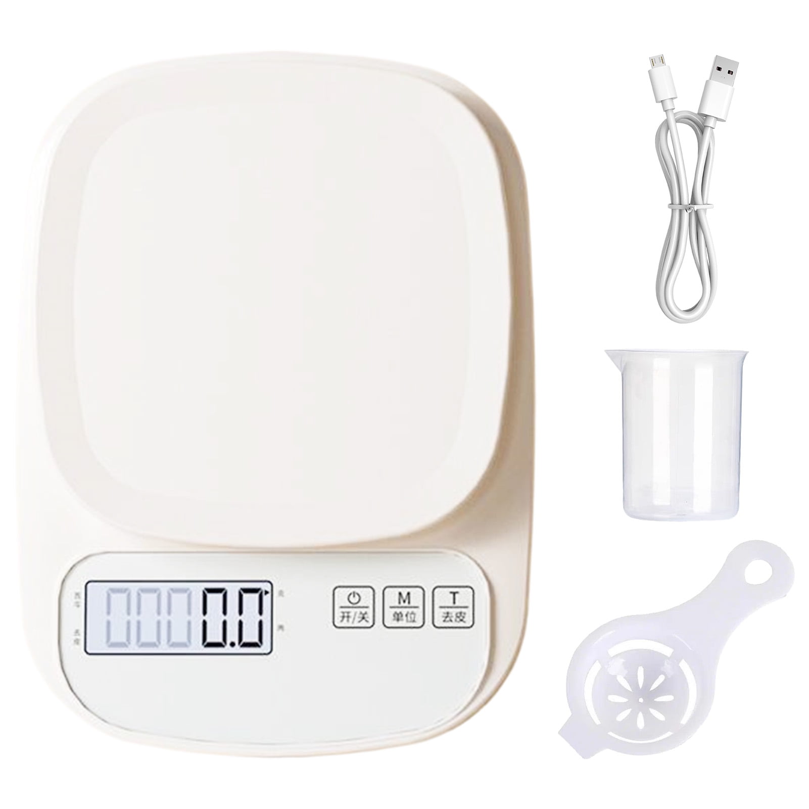Food Scale,Gram Scale With LCD Display,Coffee Scale, Scales Digital Weight Grams, High-Precision ...