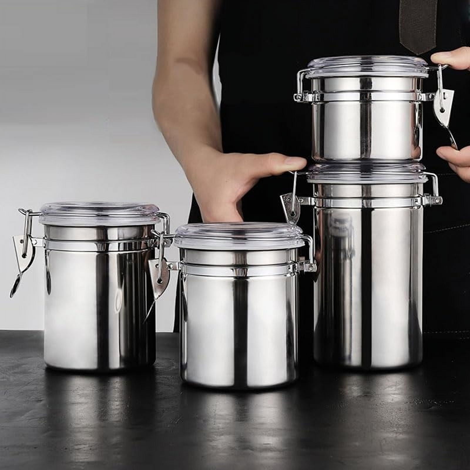 Food Sealed Can Storage Box Milk Powder Coffee Beans Tea Storage Buckle ...