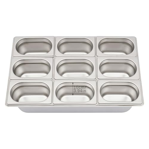 Food Serving Container, Divided Serving Tray Buffet Condiment Dispenser ...