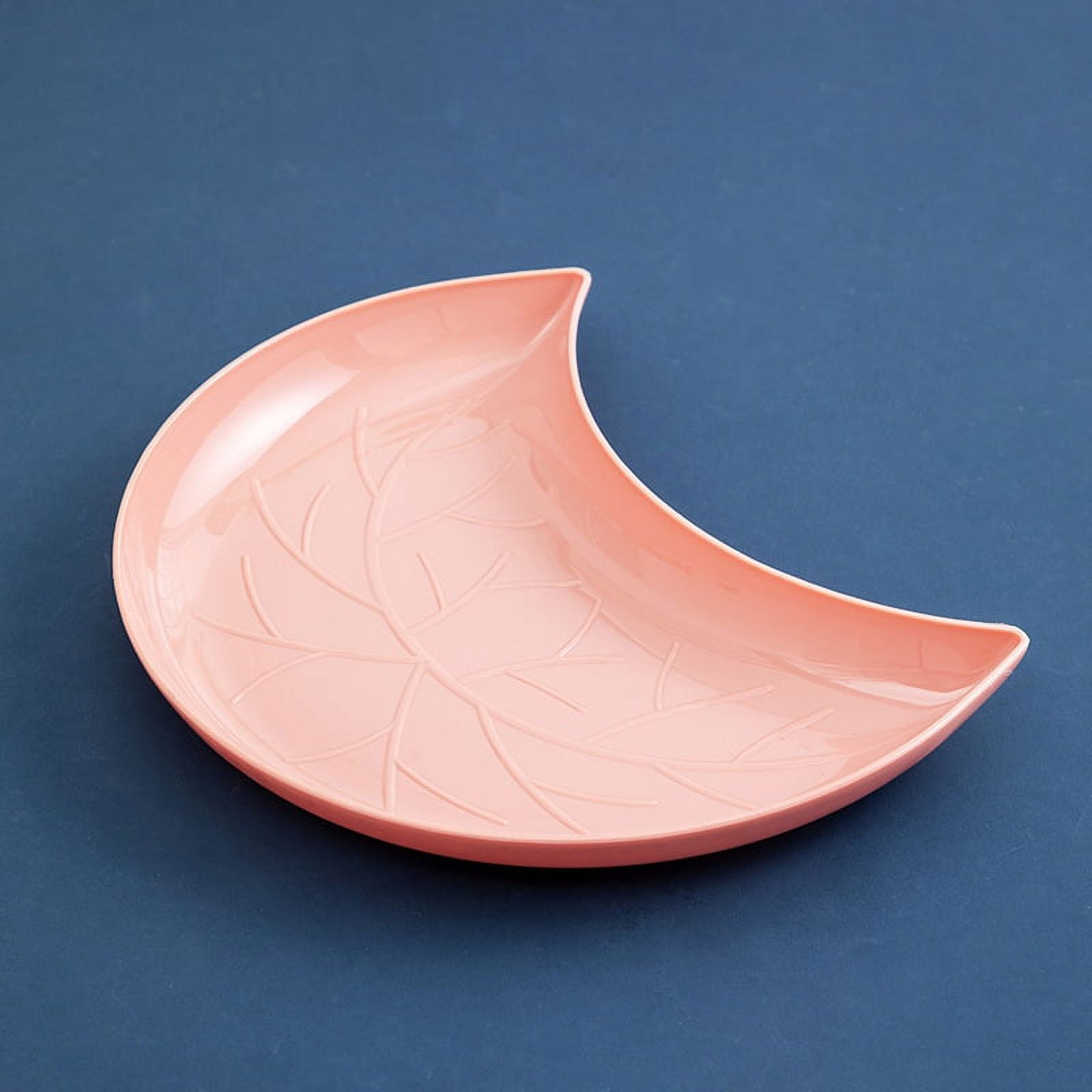 Food Serving Dishes Moon Shaped Appetizer Plates Dessert Trays Dessert ...
