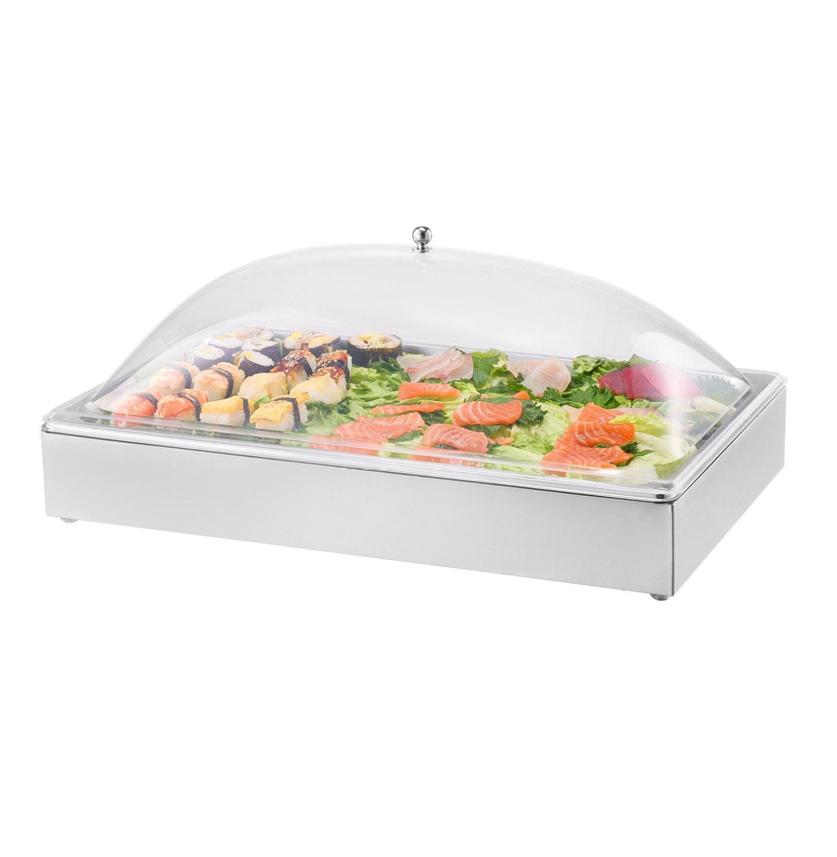 Food Serving Display Container, Stainless Steel 1x1 Pan Tray, Buffet ...