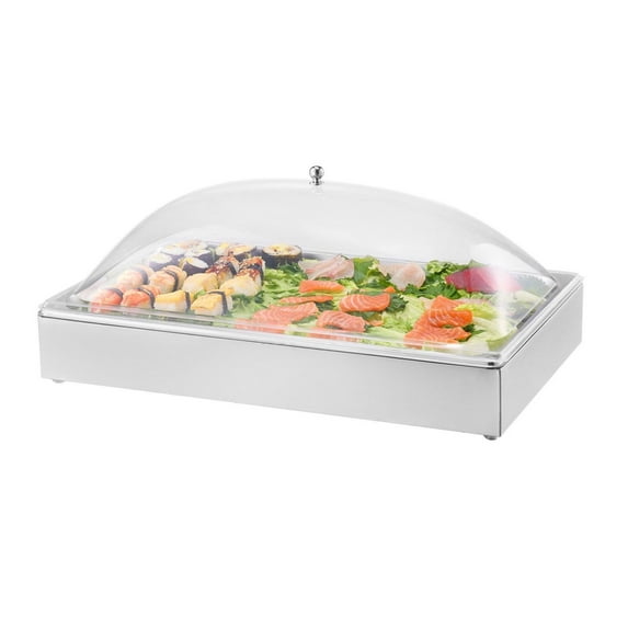 Food Serving Display Container, Stainless Steel 1x1 Pan Tray, Buffet ...