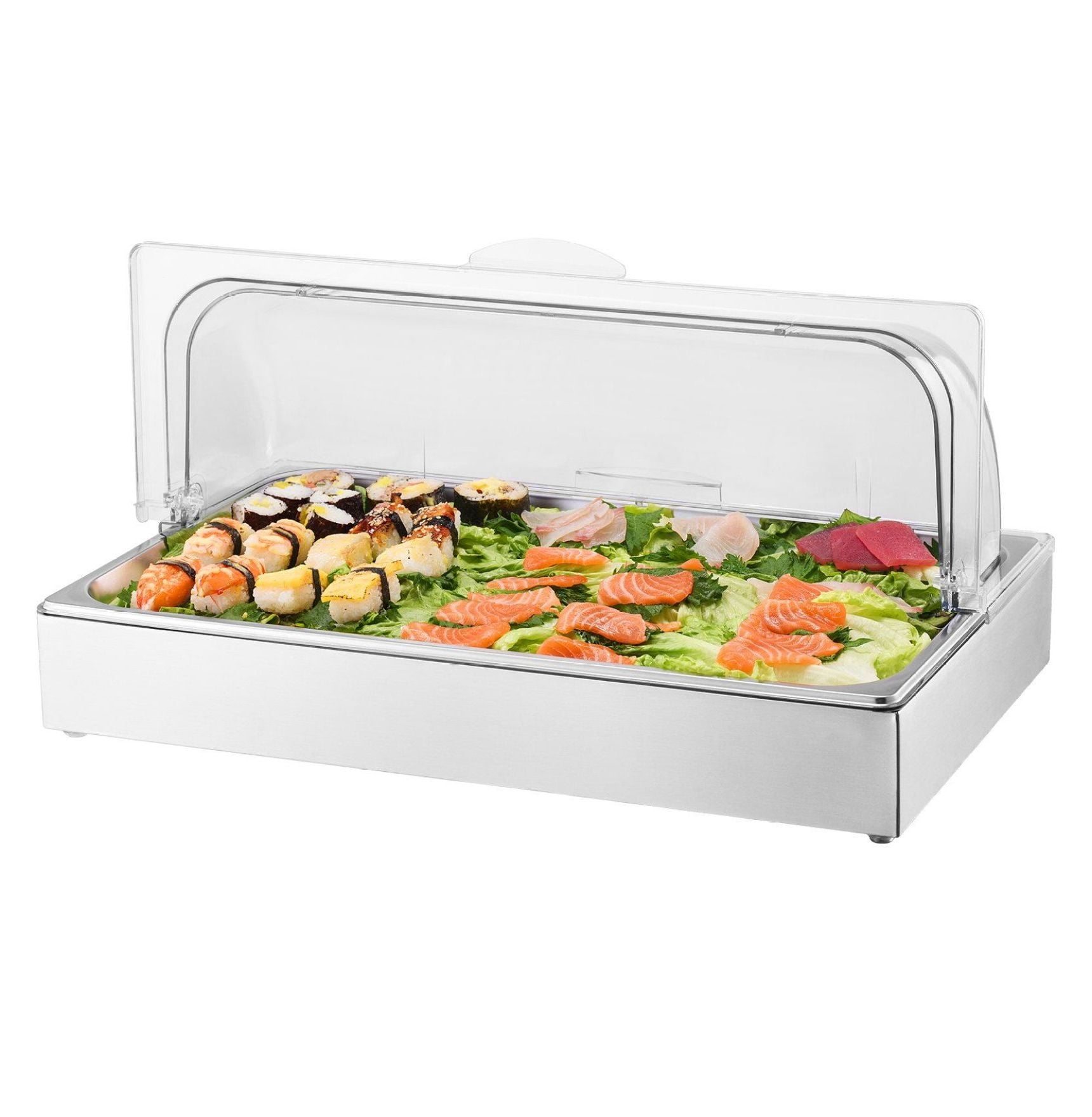 Food Serving Display Container, Stainless Steel 1x1 Pan Tray, Buffet ...