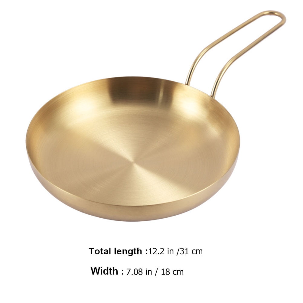 Food Serving Tray Stainless Steel Steak Tray Food Plate with Handle ...