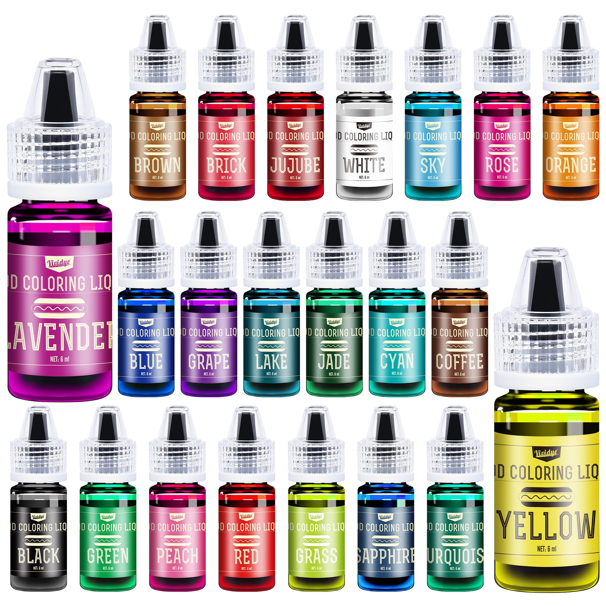 Food Set TWE5 - 22 Vivid Colors Food Set for Baking, Cake Decorating ...