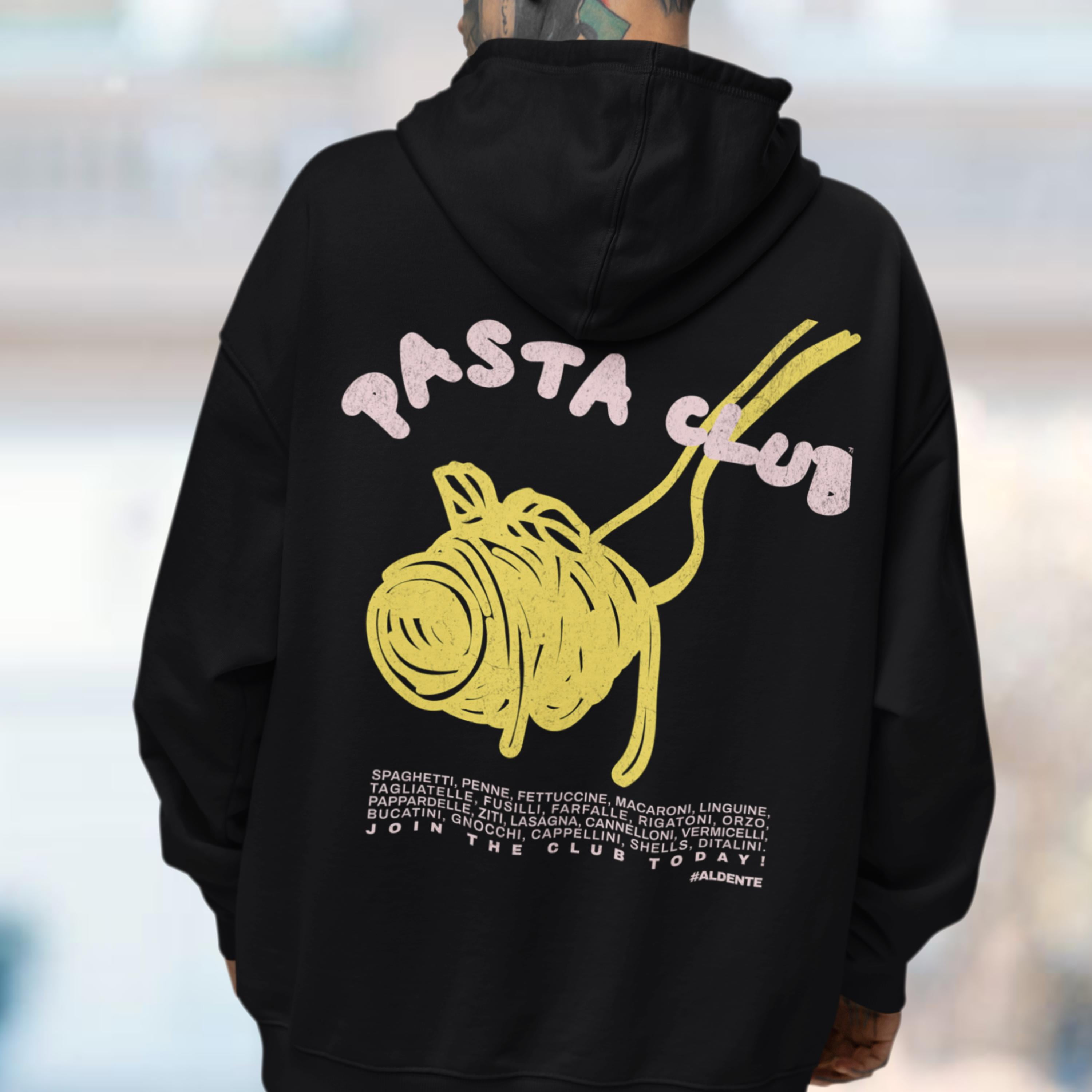 Food Shirt Pasta Club Retro Foodie for Women Men, Athletic 90s-Inspired ...