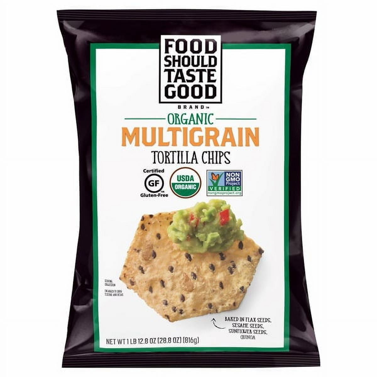 Food Should Taste Good Organic Multigrain Tortilla Chips, 28.8 oz ...