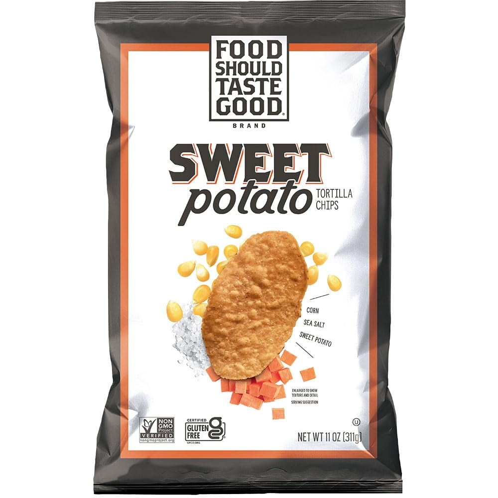 Food Should Taste Good Sweet Potato Tortilla Chips, 11 oz (Pack - 6 ...