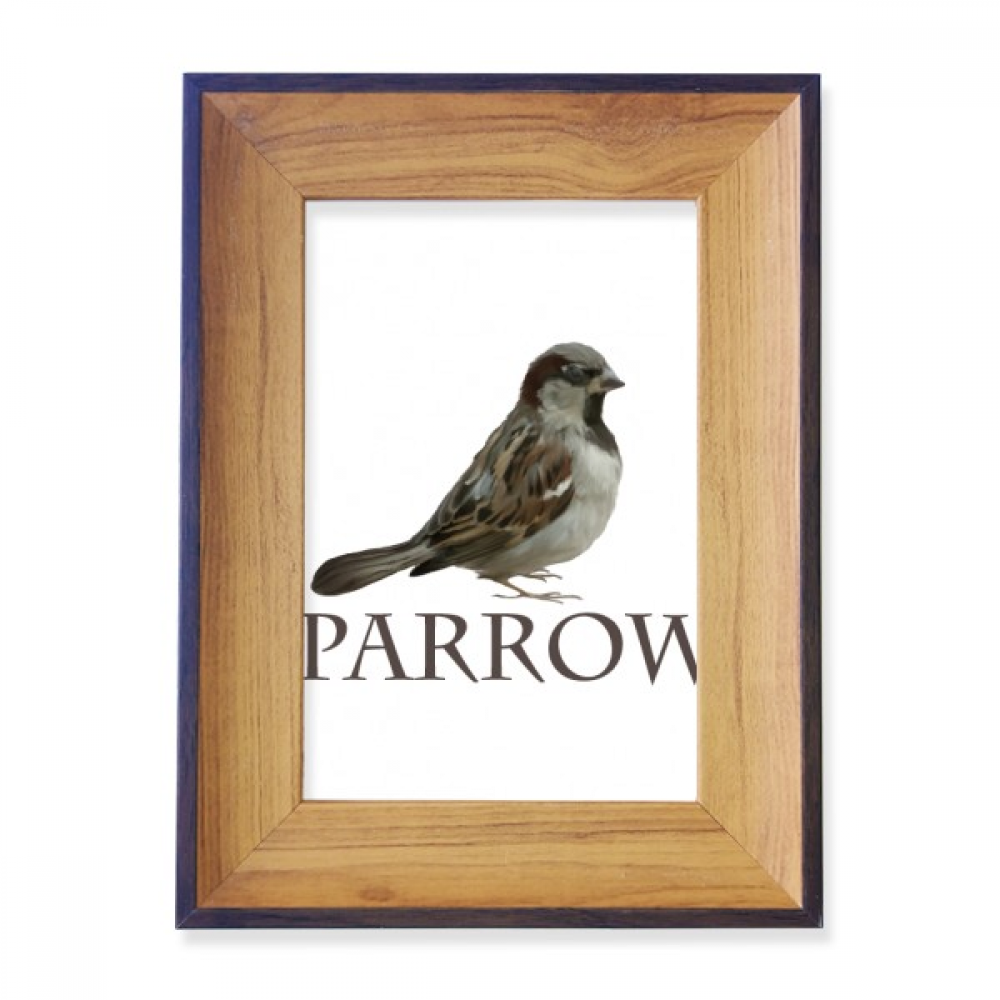 Food Sparrows Birds Rise Photo Frame Exhibition Display Art Desktop ...