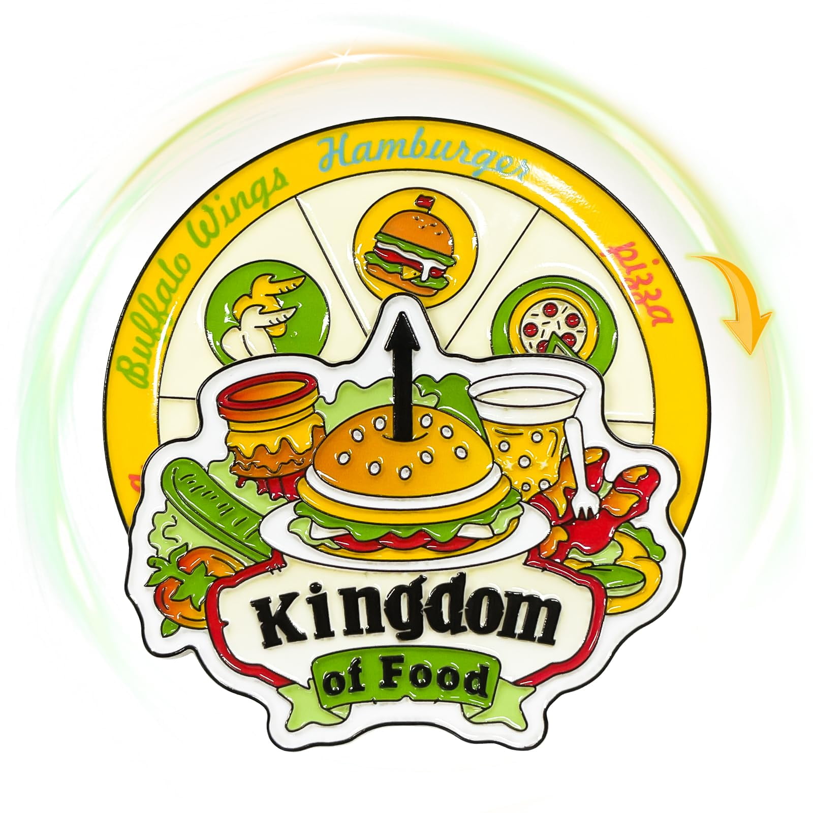 Food Spinning Fridge Magnet,Aesthetic Fridge Magnets,Cute Fridge Magnet ...