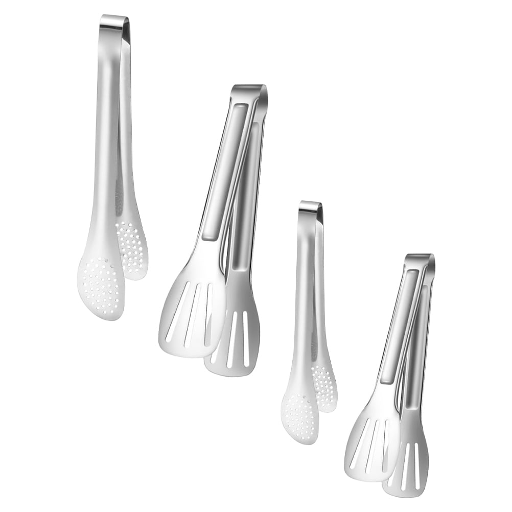 Food Stainless Steel Tongs Steamer Lifter Picker Kitchen Plate Gripper ...