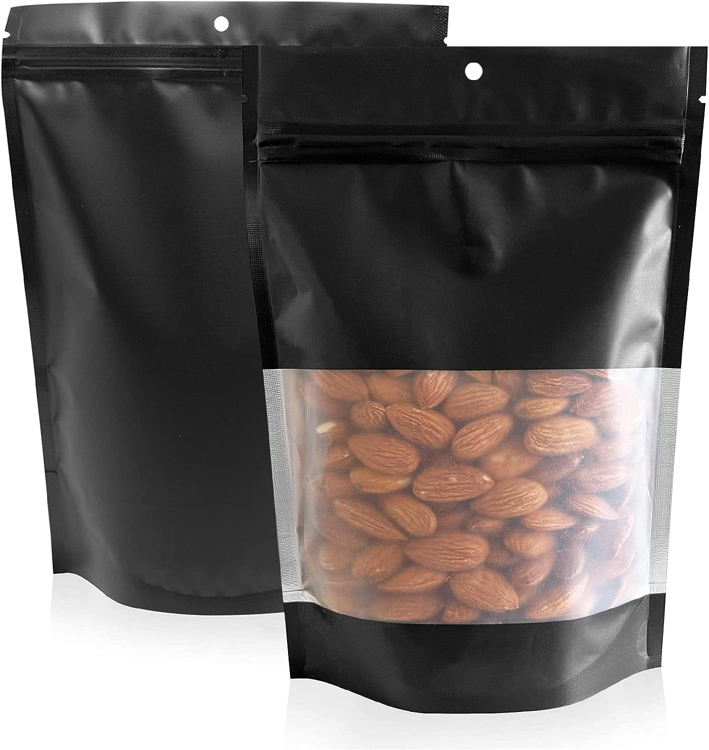 Food Storage Bags – 20-Pack 1-Gallon Matt Black Aluminum Foil Packaging ...