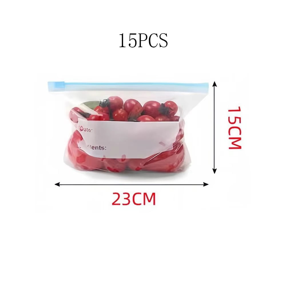 Food Storage Bags BPA-free Freezer Bags Leak-proof Reusable Fresh Bag ...