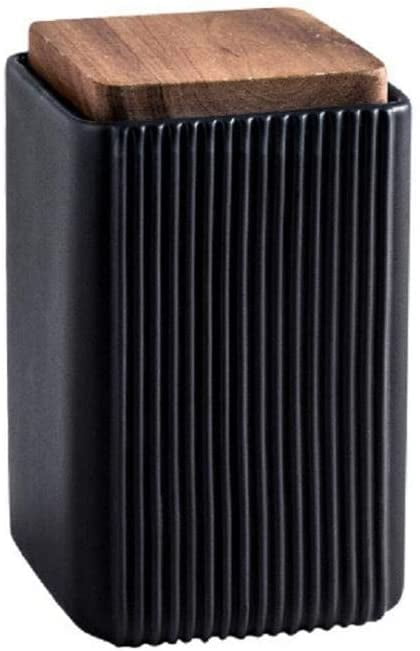 Food Storage Canister, Square Ceramic Cookie Jars Kitchen Canister with ...