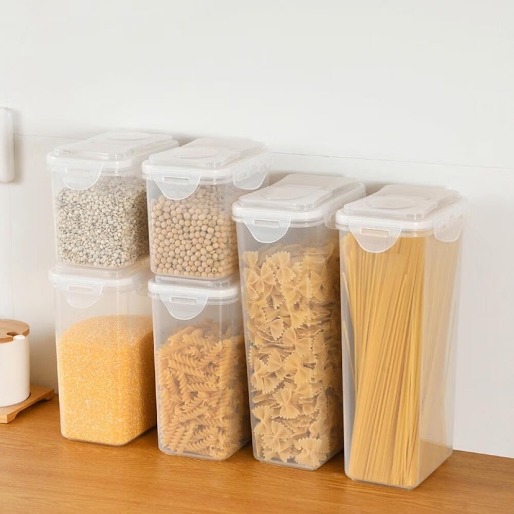 Food Storage Container Plastic Kitchen Refrigerator Box Multigrain ...