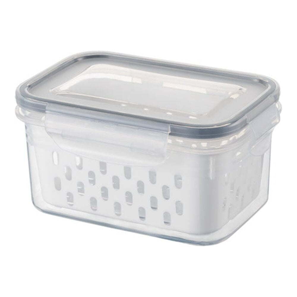 Food Storage Containers with Airtight Lid & Colander, Fresh Produce ...