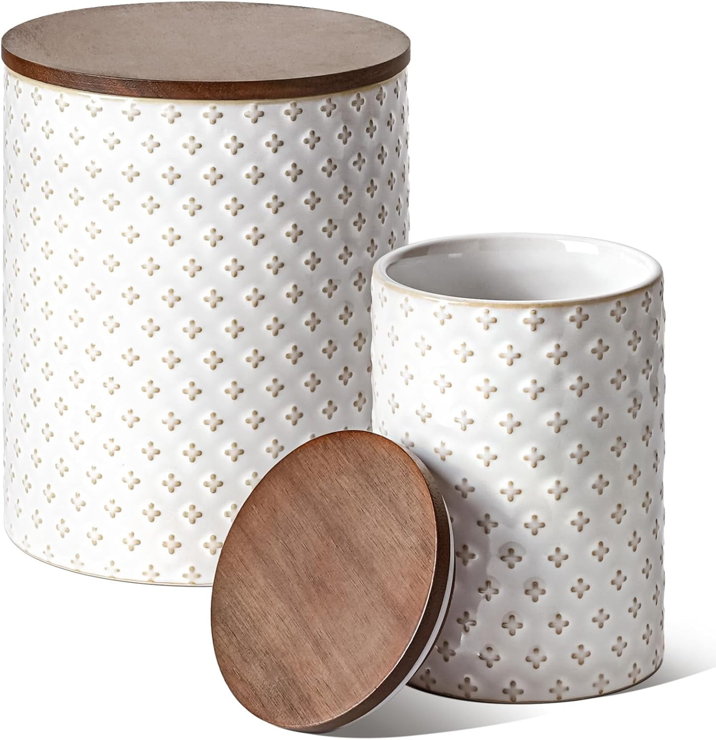 Food Storage Containers with Airtight Lids, 78/25 oz Ceramic Sugar ...