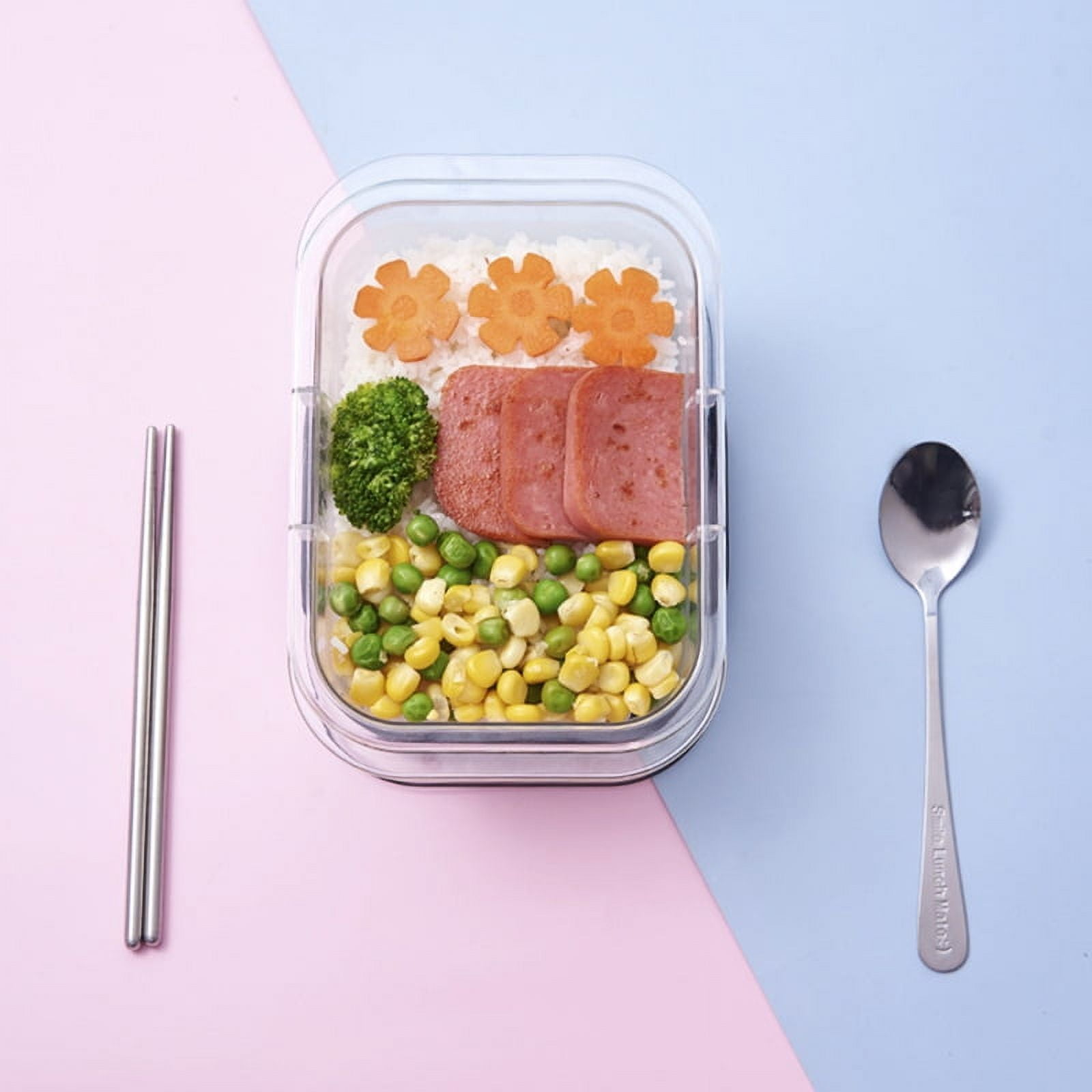 Food Storage Containers,Airtight Lids, Set of 5 ,Ideal for Lunch, Meal ...