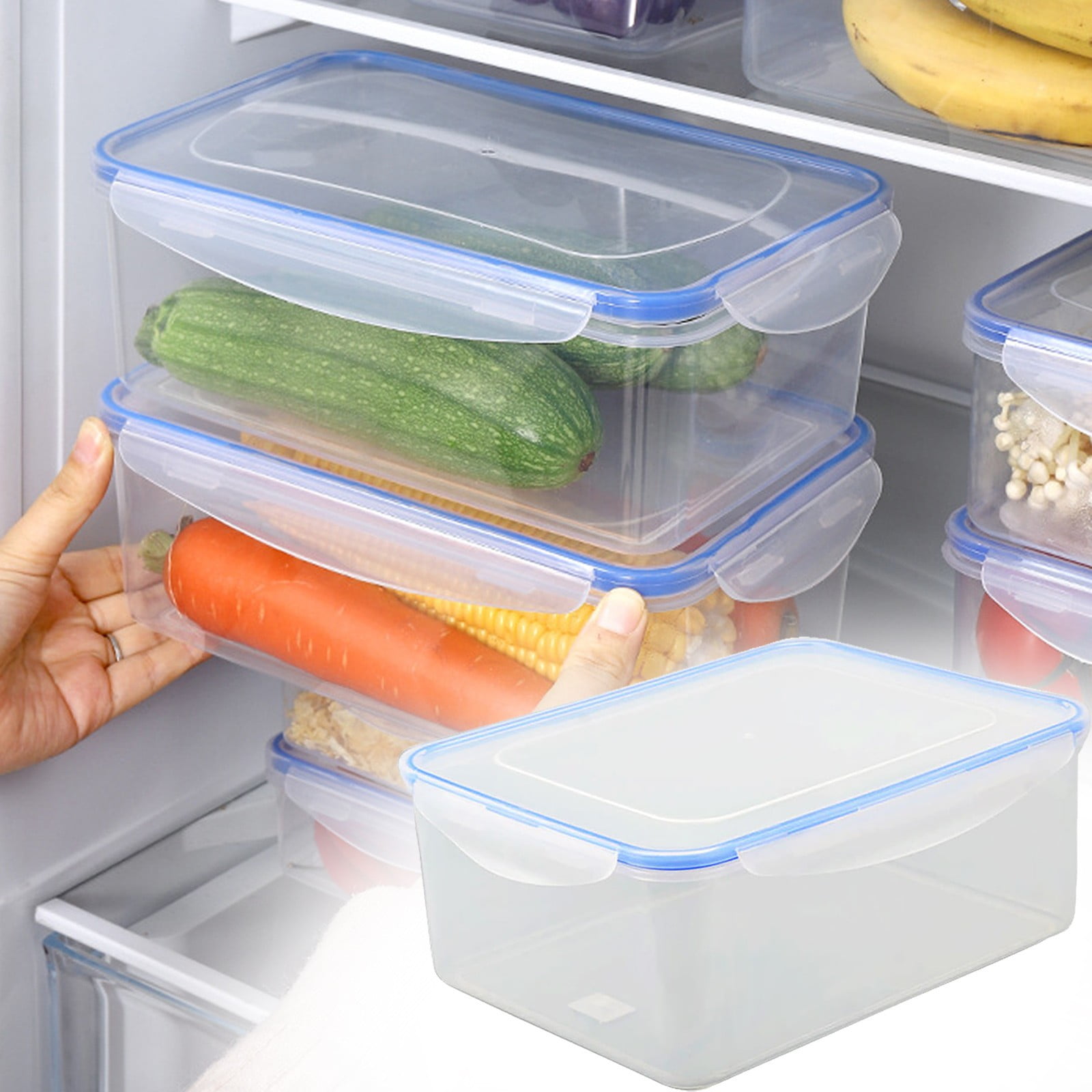 Food Storage Containers,Circular Rectangular Square Set Lunch Box ...