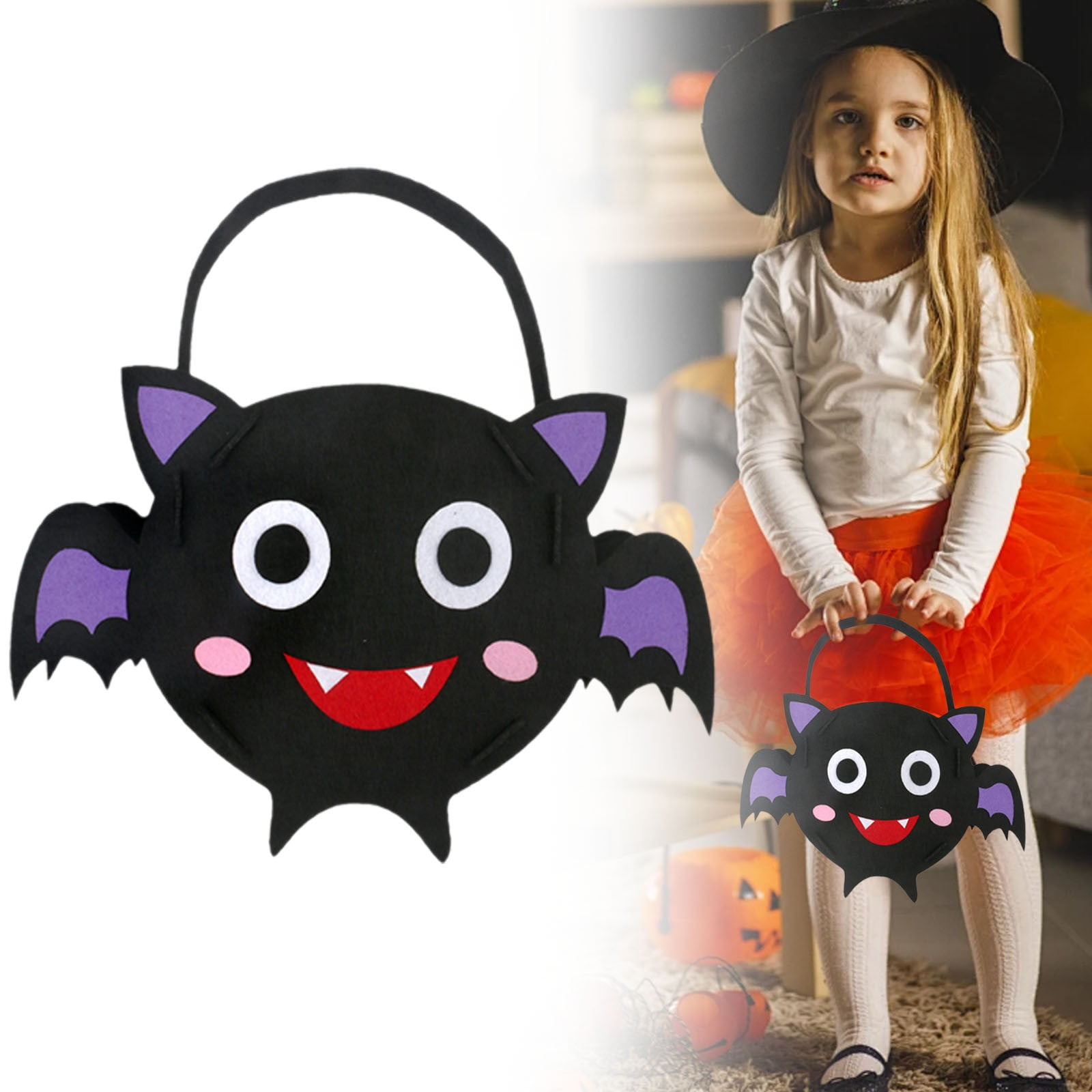 Food Storage Containers,Halloween Non Woven Diy Candy Bag Props Children's Purse DIY Material ...